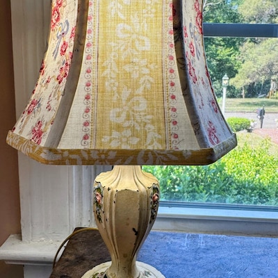 Candelabra Lamp Shades Square Bell Candle Clip Lampshades in Vintage ...