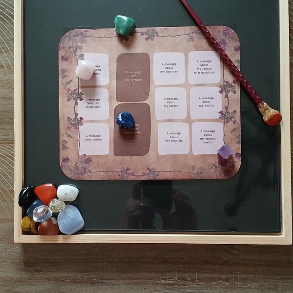 Charm Casting Mat- Focus: Charm Reading, Charmancy, Divination Board ...