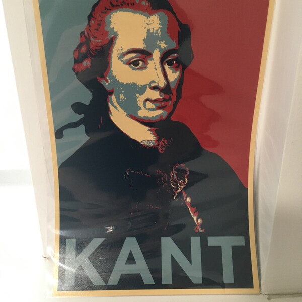 Immanuel Kant Original Art Print - Photo Poster Gift Wall Decor - Hope ...