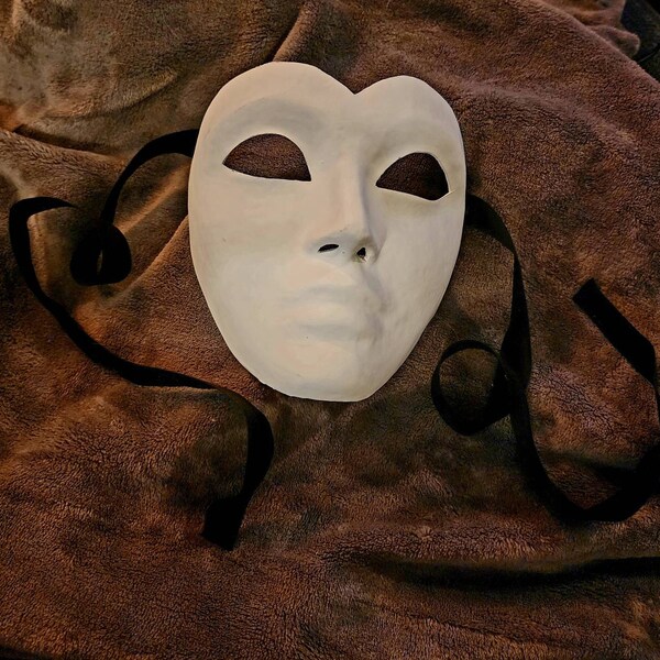 Masquerade Mask Hand Painted Full Face Venetian Mask Volto Mask With ...