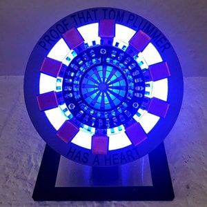 IRON MAN Arc Reactor Tony Stark's Desk Phone Stand Stark - Etsy UK