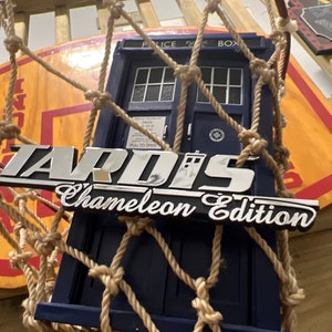 TARDIS Chameleon Edition Dr Who Car Emblem Chrome Plastic - Etsy