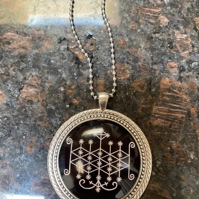 Ogoun Ogun Veve Amulet, Voodoo Talisman, Haitian, New Orlean, Louisiana ...