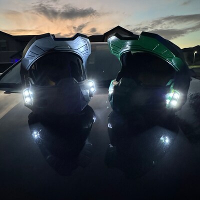 Master Chief Helmet LED Kit - Etsy