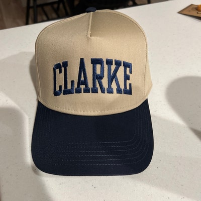 Custom Denver Embroidered Baseball Hat Personalized Retro Arched Block ...