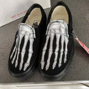 Skeleton Feet Vans Slip on Shoes for Men and Women - Etsy