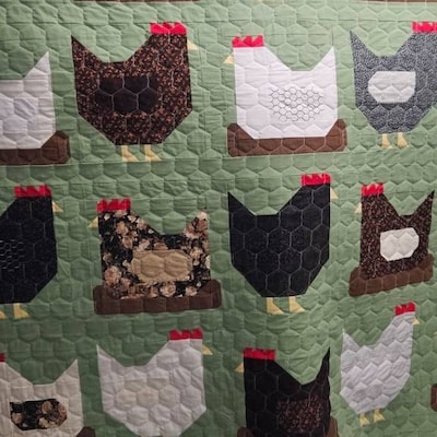 Woodland Animals Continuous Line, Edge to Edge Pantograph for Quilting ...