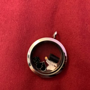 Mickey Mouse Floating Charm Mickey Glove Floating Charm | Etsy