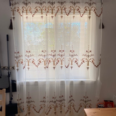 Linen Embroidery Trim Curtain Trim Trim for Sofa Home - Etsy