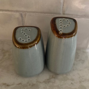 Glazed Ceramic Salt and Pepper Shakers - Etsy