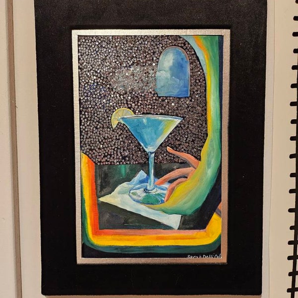 VELVET Picture Matting Hand Wrapped Double Mat Choice of Color Custom ...