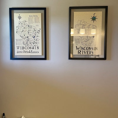 Wisconsin Bowling Alleys Map - Etsy