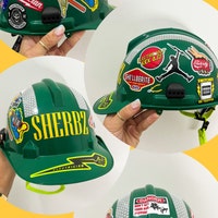 SUPER FUNNY PACK40 Hard Hat Stickers Toolbox Decals, Hardhat Sticker ...