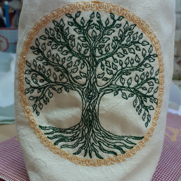 Tree of Life Pagan Machine Embroidery Design for 4x4 5x5 Hoop Sizes ...