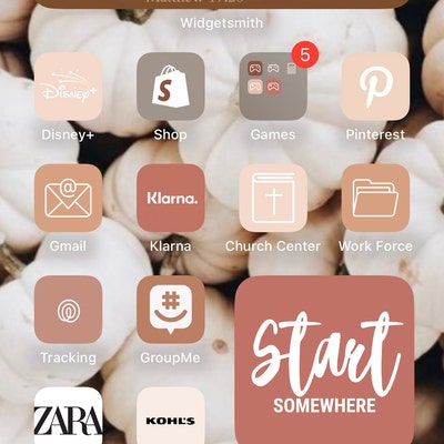 Fall Theme Ios 14 App Icons 815 Autumn iPhone App Icons Fall - Etsy