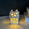 Illuminated Ceramic LED House Collection - Etsy UK