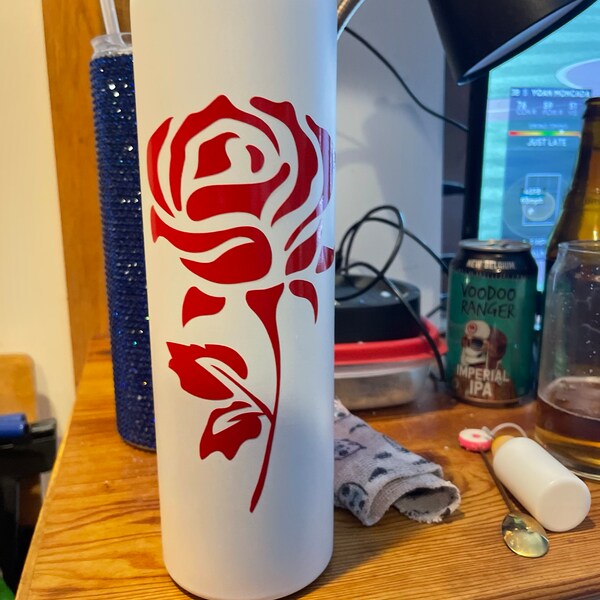 Rose Decal. 3 and 5 Pack Vinyl Sticker. Car Logo Decal. Rose Decal ...