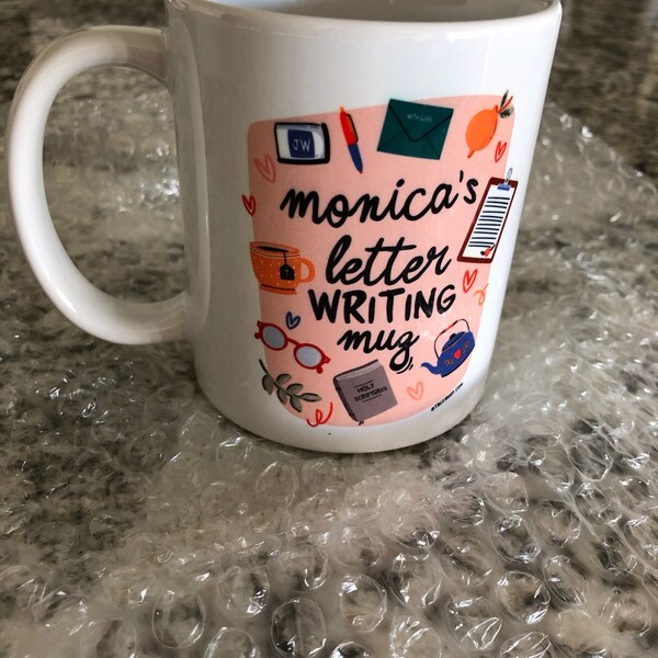 My Letter Writing Mug “write, Sip, Repeat” 11 Oz Ceramic Mug, Jw Gifts ...