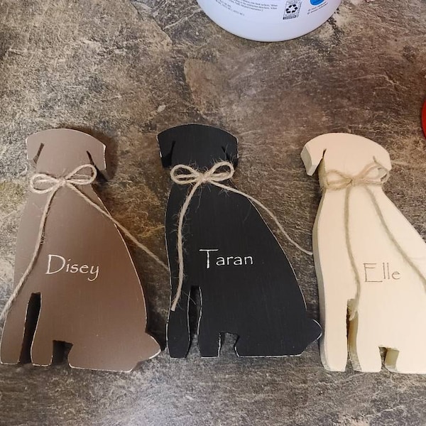 Rustic Personalized Lab 5.25"h/labrador W Name/dog Lover Gift/black Lab ...