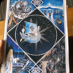 Tuor Coming to Gondolin Art Print Fantasy Illustration J. - Etsy Canada