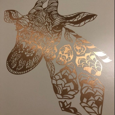 Mandala Giraffe Svg - Etsy