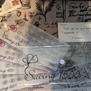 A6 White Divider Envelopes, Minimalist Tabbed Cash Wallets, Set of 5 ...