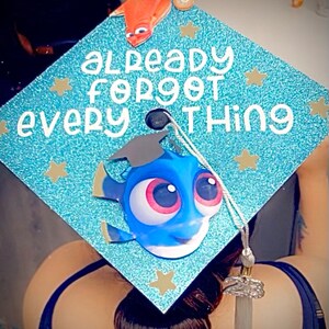 Exit Buddies, Graduation Cap Topper, Dory, 3D Photos, Graduation Topper ...