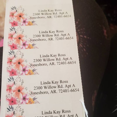 30 Personal Address Labels Heart of Butterflies bx 831 - Etsy