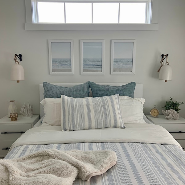 Pastel Beach Print Set: Coastal Seascape Photo Triptych - Etsy