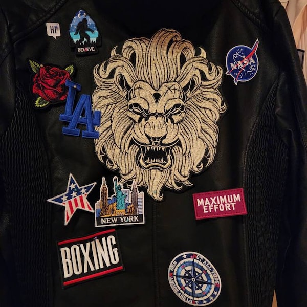 Star Applique Patches American Flag Embroidered Stars 3.25" Iron-on ...