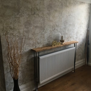 Rustic Radiator Cover With Hairpin Legs Radiator Shelf - Etsy UK