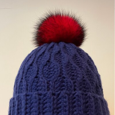 Fur Pom Pom White Pom Pom Fox Pom Pom Fur Ball Detachable - Etsy