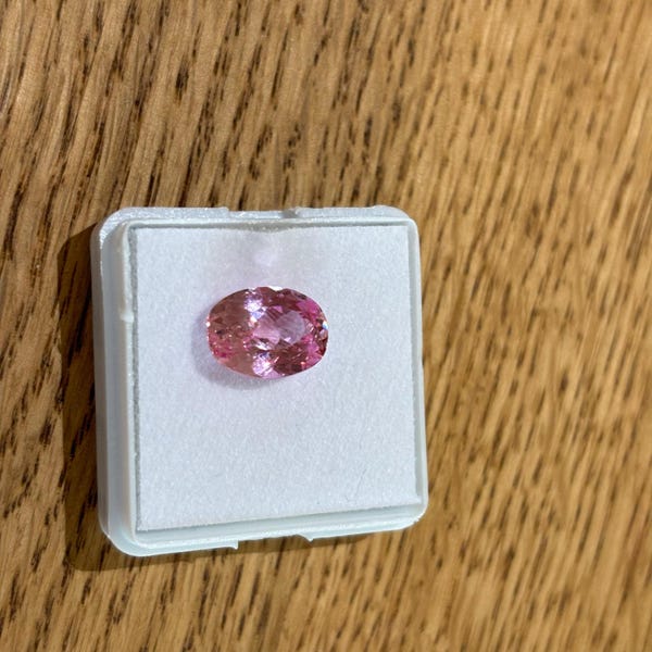 AAA 11x11 MM Flawless Pink Madagascar Morganite Loose Cushion Gemstone ...