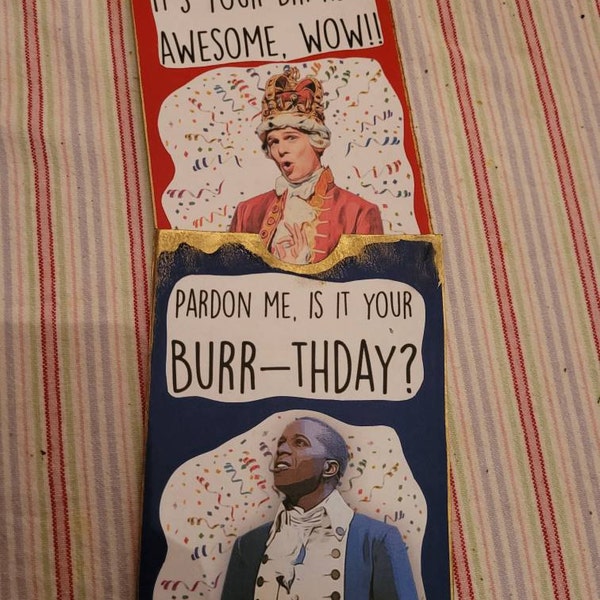 PRINT AT HOME - It's Your Birthday, Awesome Wow - Hamilton Fans ...