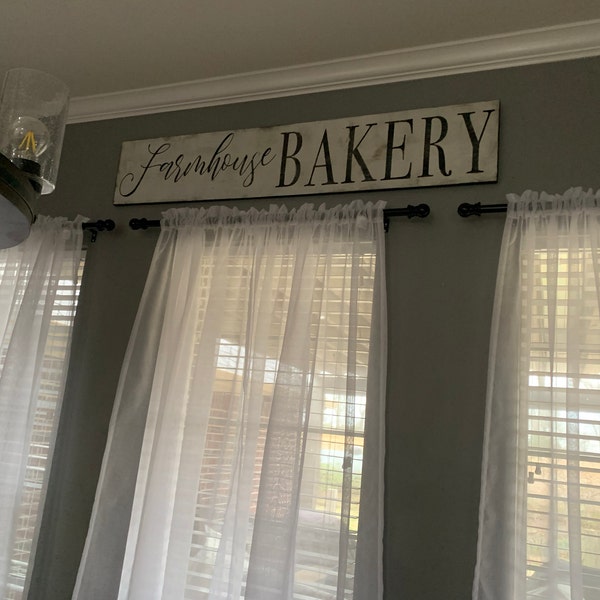 Farmhouse Bakery Sign / Bakery Sign / Farmhouse Sign / Distressed ...