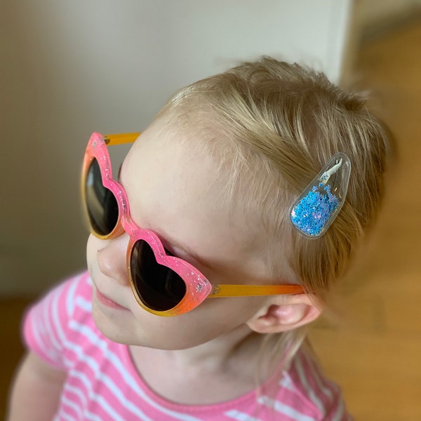 Mickey Mouse Hair Clips Sequin Mickey Clips Toddler Disney Hair Clips ...