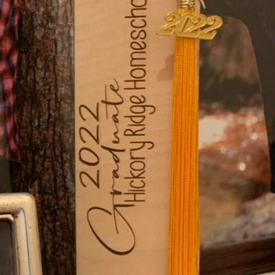 Graduation Tassel Display for Graduate, Personalized Tassel Holder ...