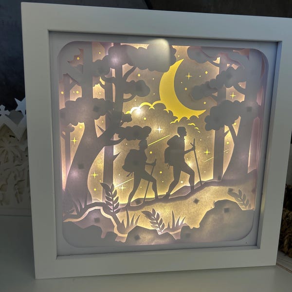 Printable LED Box Artwork: DIY Light Painting Template Download - Etsy