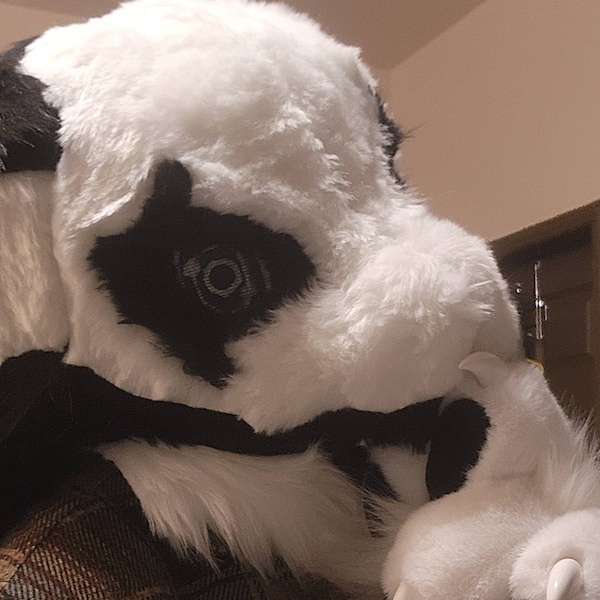 Enigmatic Beaked Furry Fursuit Head Base Moving Jaw Canine - Feline ...