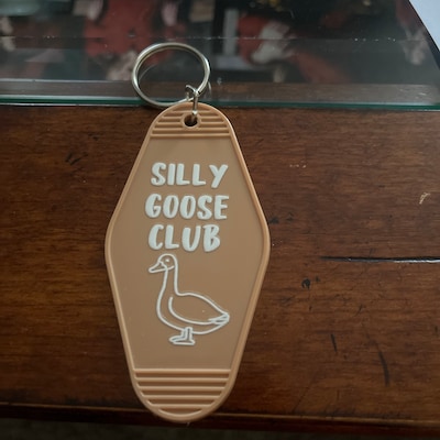 Silly Goose Retro Motel Keychain, Rude Novelty Bff Gift, Silly Goose ...