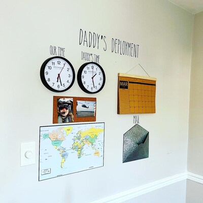 Deployment Wall Decals,deployment Decals,deployment Countdown Wall ...