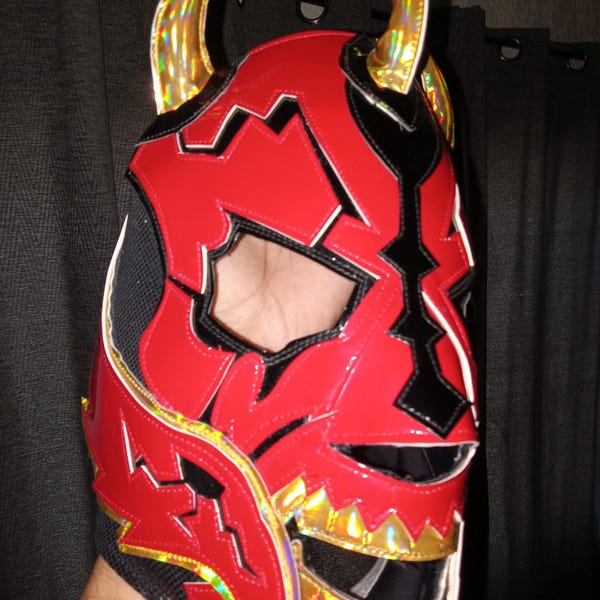 Hand Made VENOM TARANTULA Mask Wrestling Mask Luchador Costume Wrestler ...