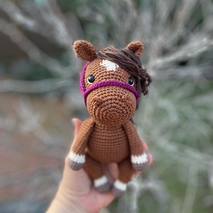 Crochet 2in1 PATTERN Amigurumi Horses, Crochet Baby Ponies, Amigurumi ...