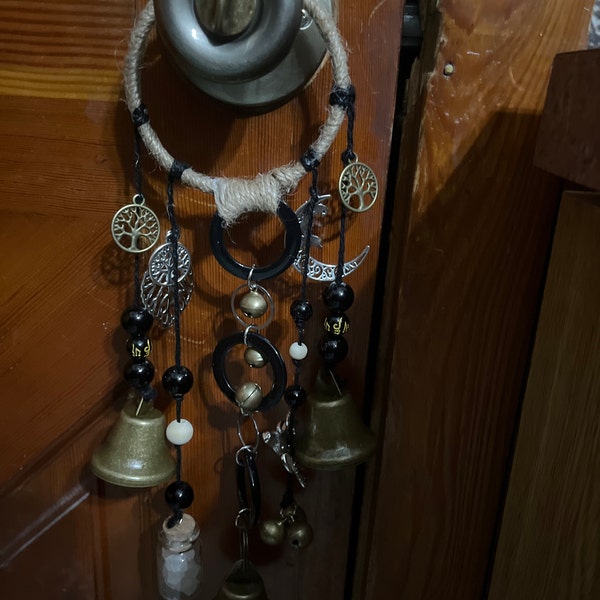 Brass Bells, Witch Bells and Wind Chimes, Hanging Witch Bells, Wicca ...