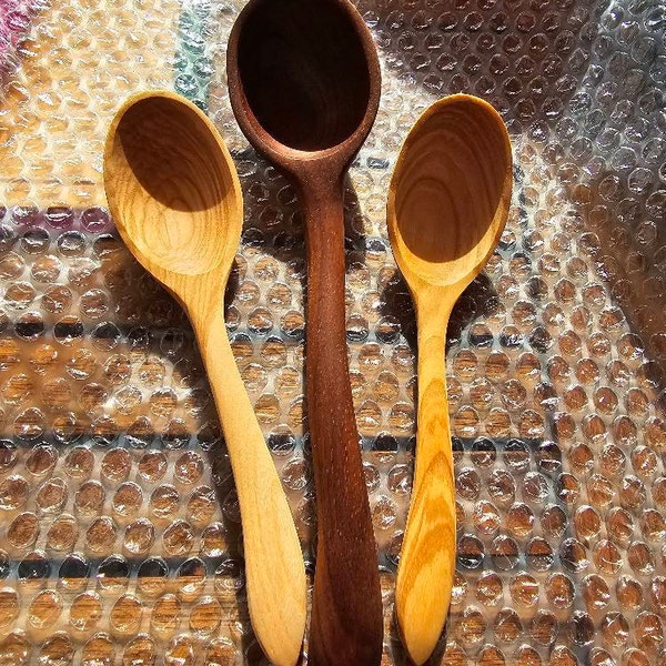 Long Handle Wooden Spoons, Long Spoons for Large Kitchen Containers ...