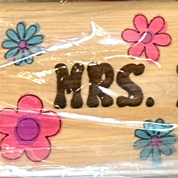 Personalized Teacher Whiteboard/chalkboard Eraser Gift Set, Hand ...