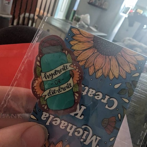 Hydrate or Diedrate Sticker | Stickers for Hydroflask | Laptop Stickers ...