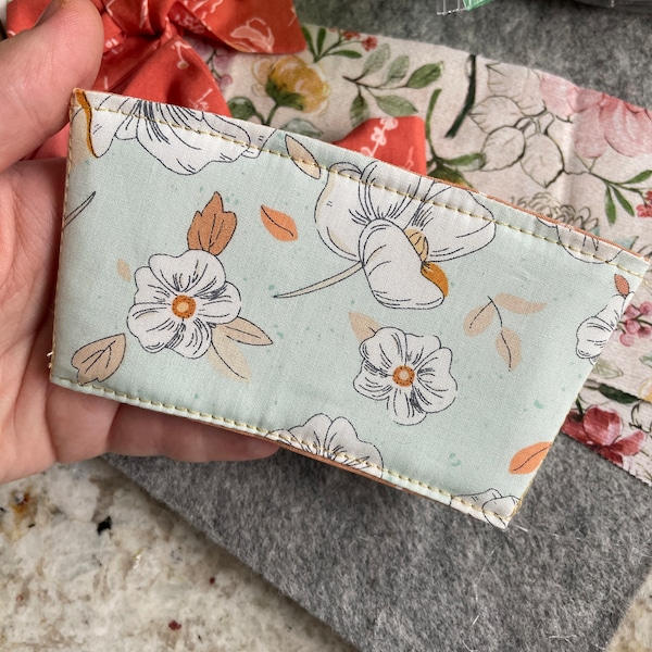 Reusable Coffee Sleeve Sewing Pattern, Iced or Hot (PDF Download) - Etsy