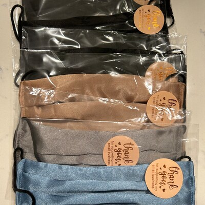 Super Soft Silky Satin Face Masks Made in the UK Washable and Reusable ...