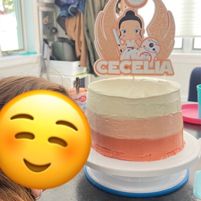 Star Wars Rey Cake Topper Star Wars Birthday Star Wars Party Decor Star ...